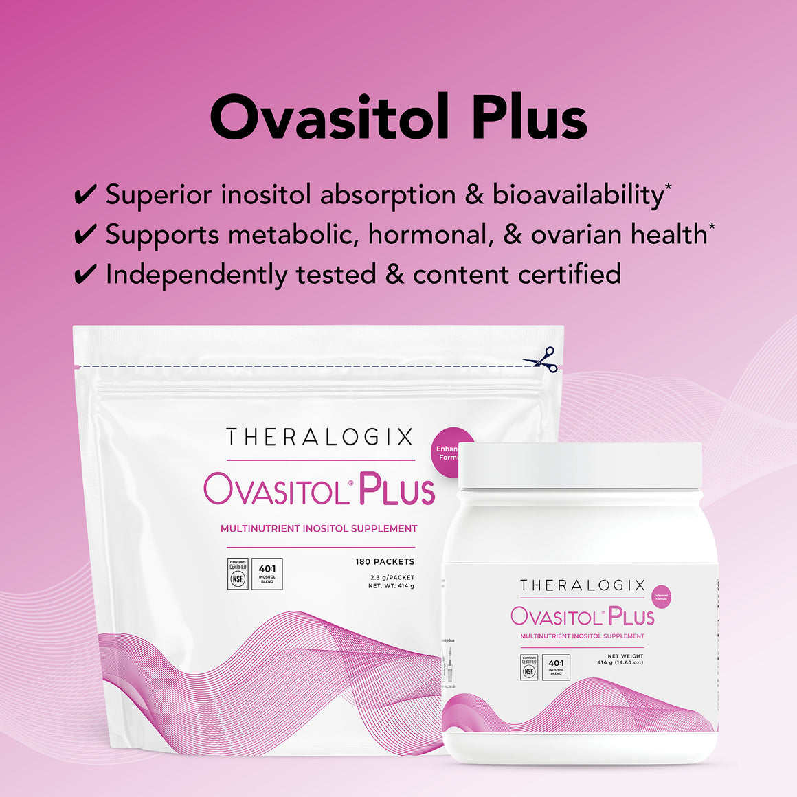 Ovasitol® Plus Metabolic Health Supplement – Theralogix