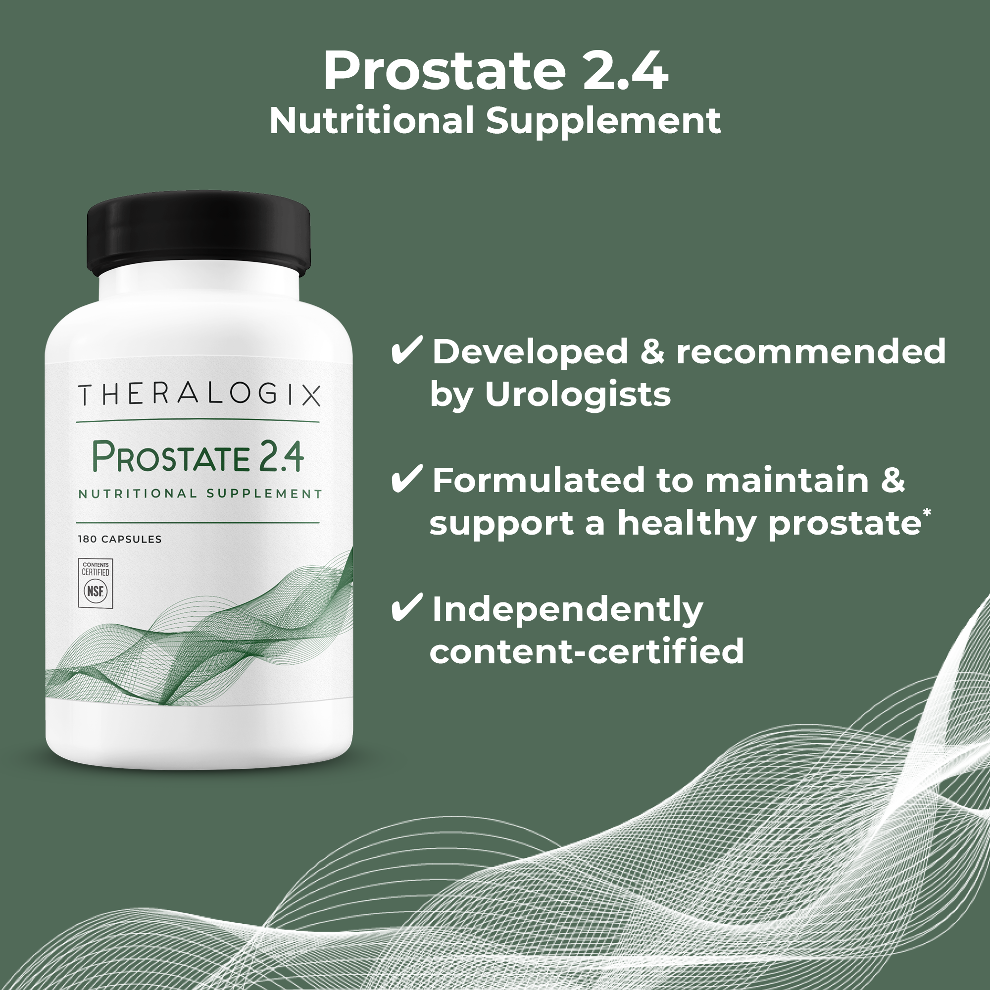 Prostate 2.4® Nutritional Supplement | Theralogix