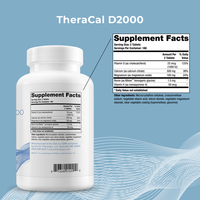 TheraCal® Bone Health Supplement | Theralogix